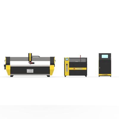 Cina 5 Assi Gantry Waterjet Tile Cutter Metal Stone Glass Aluminum Cutting Machine 37kw in vendita