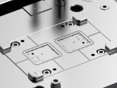Cina OEM / ODM: Cold Runner Injection Molding & Medical Instrument Bottom Shell (1*2) No.23672 in vendita