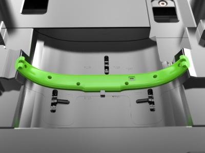 Cina OEM / ODM: Cold Runner Injection Molding & Glasses Interior Housing (1*1) No.23057 in vendita