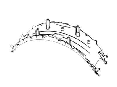 China OEM / ODM ： ABS Injection Molding & Front Housing (1*1) No.22724 for sale