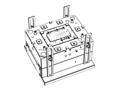 Cina Coperchio della batteria trasparente Cold Runner Sub Gate Stampaggio ad iniezione di precisione n. 21776-B in vendita