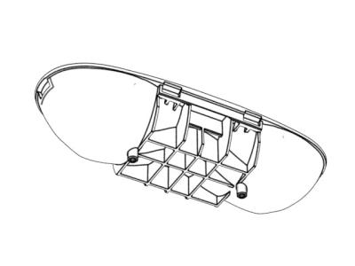 Cina OEM / ODM: Precision Injection Molding & Earphone Charging Box Superiore Copertura interna 1x4 n.24196-B in vendita