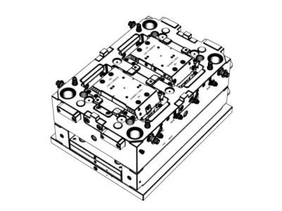 Китай OEM / ODM: Прецизионная инжекционная формовка и зарядная коробка для наушников Нижняя крышка (1 * 2) No.24197 продается