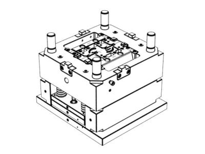 Cina OEM / ODM: Precision Injection Molding & Left Bracket Of Earphone Charging Box (1*4) No.24199 in vendita