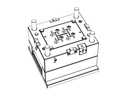 China OEM/ODM Moldes personalizados de electrónica de consumo /Trim de la cubierta trasera izquierda del auricular (1*8) No.24215 en venta