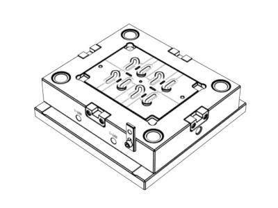 China OEM/ODM Custom Consumer Electronics Moulds / Transparante oortelefoon linker achterste dekmantel (1*8) nr.24215 Te koop