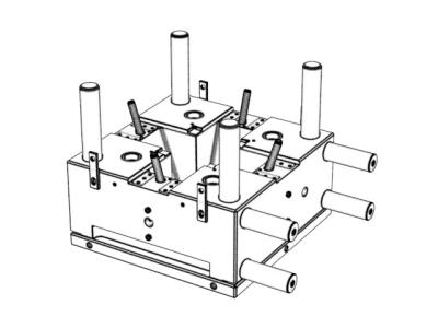 China OEM/ODM: Single Cavity Injection Mold & Middle housing (1*1) nr.23394 Te koop
