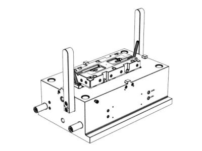 China Transparentes Medizingerät PN-2055 (1*2) / Zwei-Platten-Form / Kaltläufer Nr.21061-C zu verkaufen