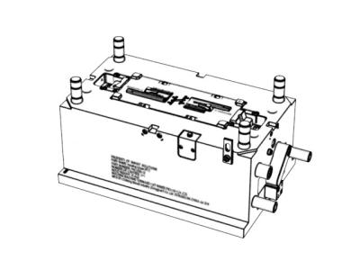 China Transparentes medizinisches Instrument PN-2055 (1*2)/formen Zwei-Platten,/kalte Läufer No.21061-B zu verkaufen