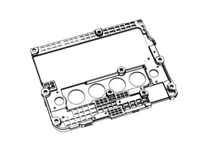 Cina Supporto trasparente dell'antenna (1*2)/Tre-piatti modellano/corridore freddo No.22677-B in vendita