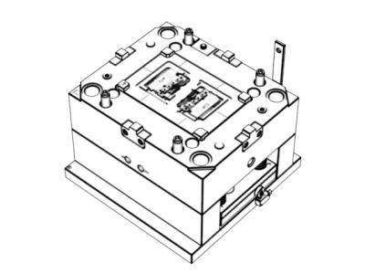 Cina Supporto trasparente dell'antenna (1*2)/Tre-piatti modellano/corridore freddo No.22677-B in vendita
