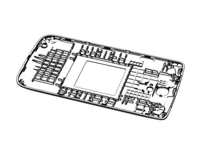 China Transparante Clamshell Telefoon Voorkant (1*1) Twee Platen Mold Cold Runner No.21869-B Te koop