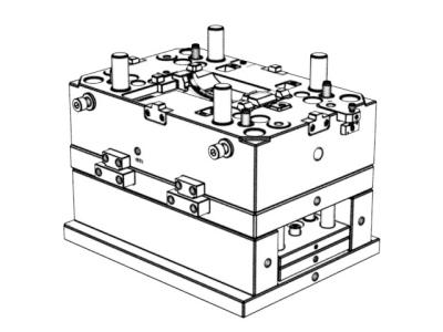 Cina OEM / ODM: Cold Runner Injection Molding & Transparent Glasses Interior Housing (1*1) No.23057 in vendita