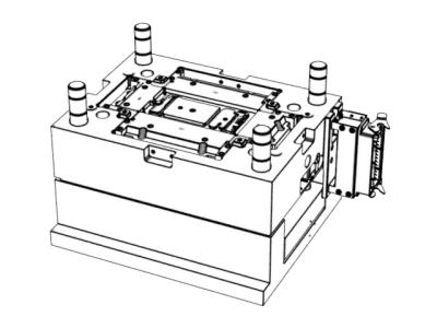Cina OEM / ODM: Hot Runner Injection Molding & TP trim per telefono trasparente (1*1) No.23854 in vendita