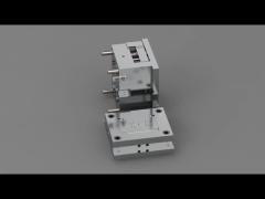 Transparent speaker bracket (1*8) / Cold runner / Two-plates mold No.22686