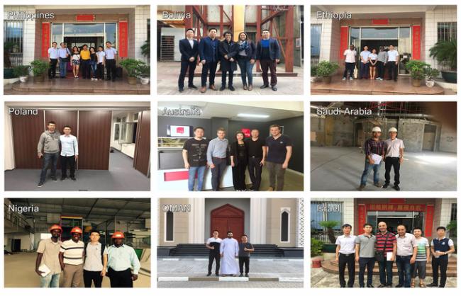 AE Partition team working on project