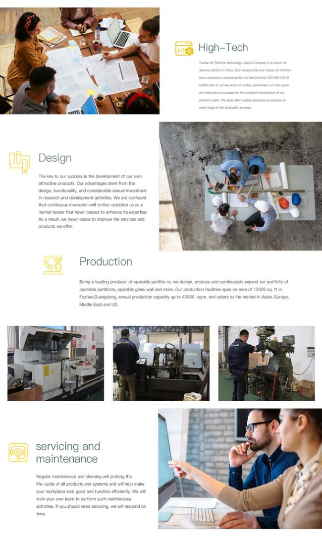 Quality inspection of partition components