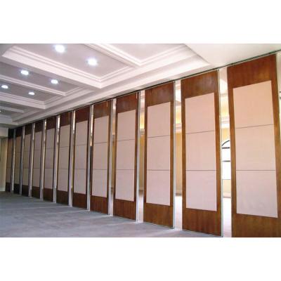 China Conference Room Folding Movable Partition Walls Fireproofing Operable Partition Dividers for sale