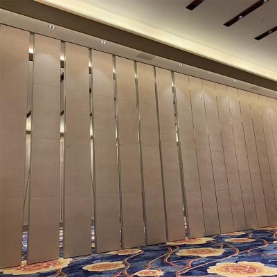 China Aluminum Movable Partition Wall Soundproof Operable Sliding Partition Wall for sale
