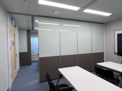 China Customized Operable Partition Wall System / Acoustic Folding Partitions For Meeting Room for sale