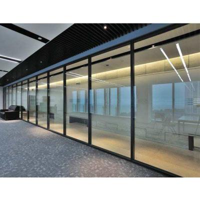 China Interior Soundproof Office Partitions Single Glazed With Shutter for sale