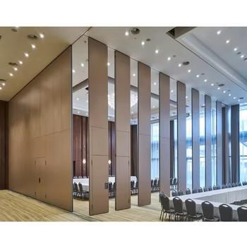 China Convention Center Operable Partition Walls Movable Soundproof With Soft Fabric Finish for sale