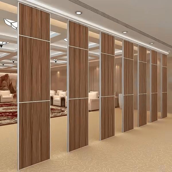 Quality Space Management Exhibition Partition Walls With Wooden Finish for sale