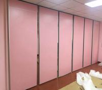 China Movable Acoustic Partition Wall 68-105mm Soundproof Folding Room Divider for sale