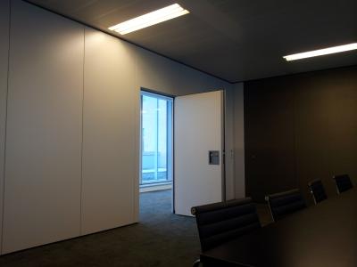 China Operable Acoustic Wall Systems 89mm Soundproof Movable Partition for sale