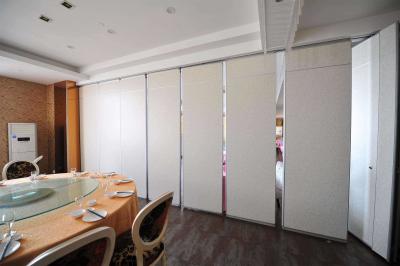 China Verplaatsbare scheidingsmuren MDF Melamine afwerking Panelen voor hotel Te koop