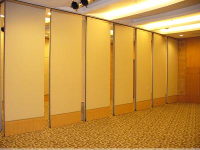 China Type 85 intrekbare ruimteverdeler geluidsdichte afschermmuur aluminium frame beweegbare afschermmuur Te koop