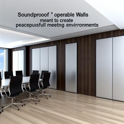 China AE Soundproof Operable Walls Create Peaceful Meeting Environments for sale