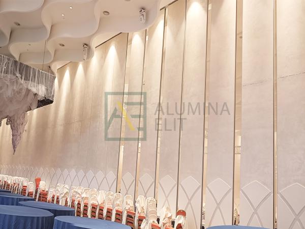 Quality High Operable Acoustic Partition Wall with 6061-T6 Profile and Q235 Steel Frame for sale