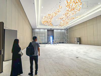 중국 85mm 두께와 9mm MDF 마그네슘 보드와 함께 사용자 정의 디자인 이동성 분단 벽 판매용