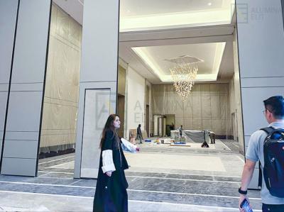 중국 85mm 두께와 9mm MDF 마그네슘 보드와 함께 사용자 정의 디자인 이동성 분단 벽 판매용