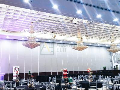 中国 6061-T6アルミニウム合金フレームと56dBの遮音性を備えた、カスタマイズ可能な防音パーティション壁 販売のため