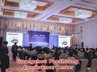 Cina Centro conferenze di Guangzhou Pazhou. Movabile porta pieghevole muro divisorio con altezza fino a 18 metri e larghezza fino a 1,2 metri per pannello dotato di potenza di sigillamento 800N in vendita