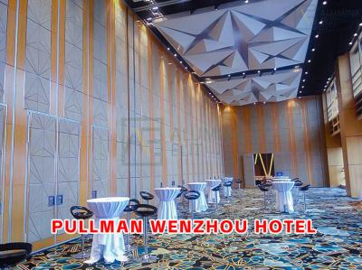 中国 プルマン温州ホテル：会議室や学校の仮設壁用、カスタムメイドの可動壁パネルと可動間仕切り壁 販売のため