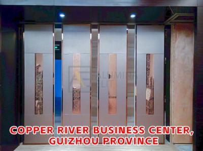 China business center：Sliding Acoustic Partition Wall System with Glass Finish Customizable Dimensions and OEM & ODM Design（For commercial use） for sale