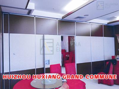 China Huizhou Huxiang Grand Commune：Acoustic Partition Wall with 56dB Sound Insulation, Up to 18M Height, and 6061-T6 Profile for Banquet Halls（For commercial use） for sale