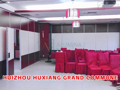 China Huizhou Huxiang Grand Commune：Acoustic Partition Wall with 56dB Sound Insulation, Up to 18M Height, and 6061-T6 Profile for Banquet Halls（For commercial use） for sale