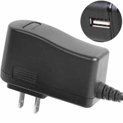 China 12W External Universal Power Charger Wall Mount Adapter 12V 1A Black for sale