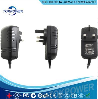 China 12v 2a  External Medical power supply Wall Mount Adapter Travel Short Circuit Protection for sale