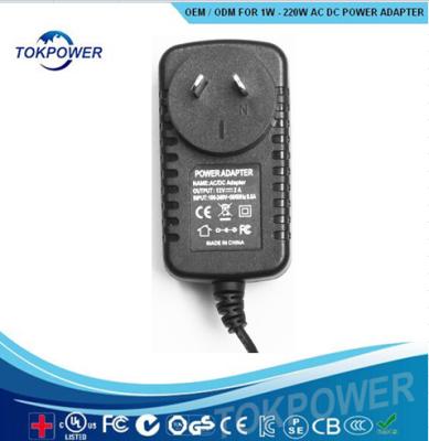 China 24w Universal DC Adapter Wall Wart Power Supply 12V 2A Mobile Tablet Charger for sale