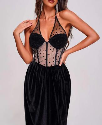 black jersey dress