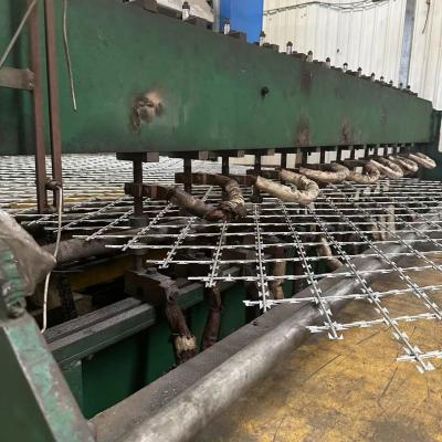 China 75 × 150mm High Security Welded Razor Mesh Fence for sale
