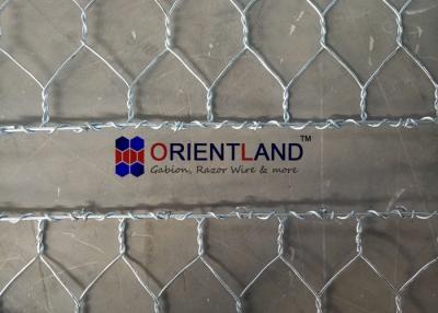 Hot Dipped Galvanized Flexible Gabion Wall Baskets For Stream Bed Drain