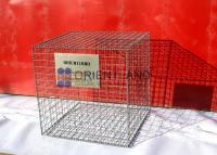 China PVC Coated Welded Gabion Baskets 75×75mm Rectangular Mesh with 3.0-5.0mm Wire Diameter for Retaining Walls for sale
