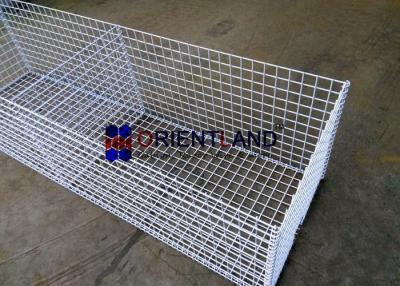 China Anti Rust Welded Gabion Box , Gabion Rock Fence For Garden / Backyard Modern Planters for sale