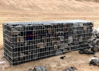 China Rust Proof Galfan Coated Welded Gabion Baskets , Garden Wall Decorative Gabion Baskets for sale